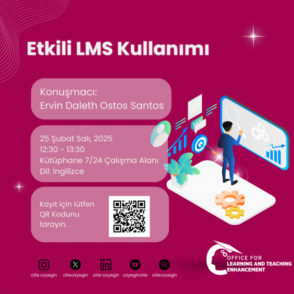 Etkili LMS Kullanımı | Özyeğin Üniversitesi